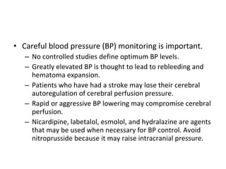 Hemorragia cerebral. | PPT