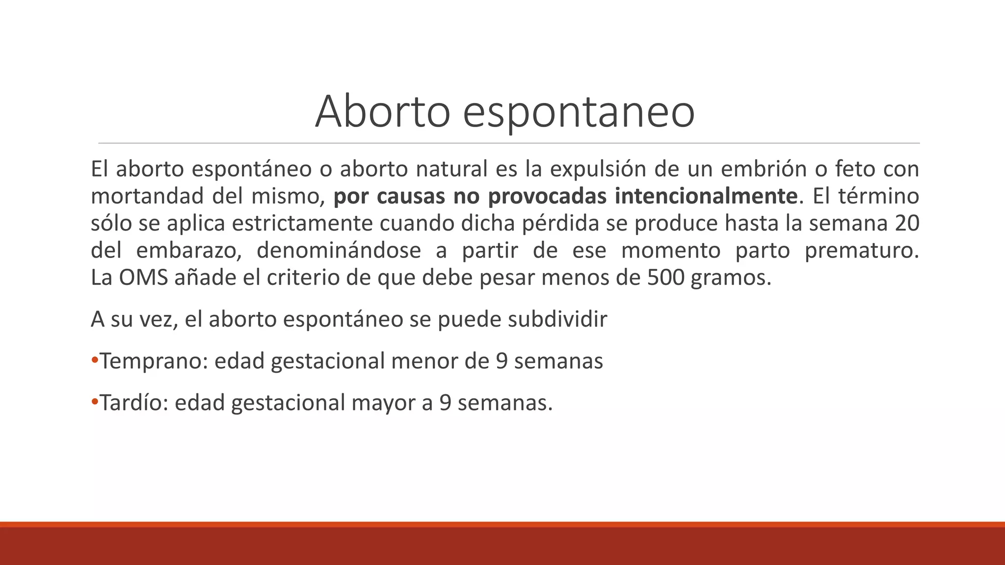 Hemorragia de la primera mitad del embarazo | PPT