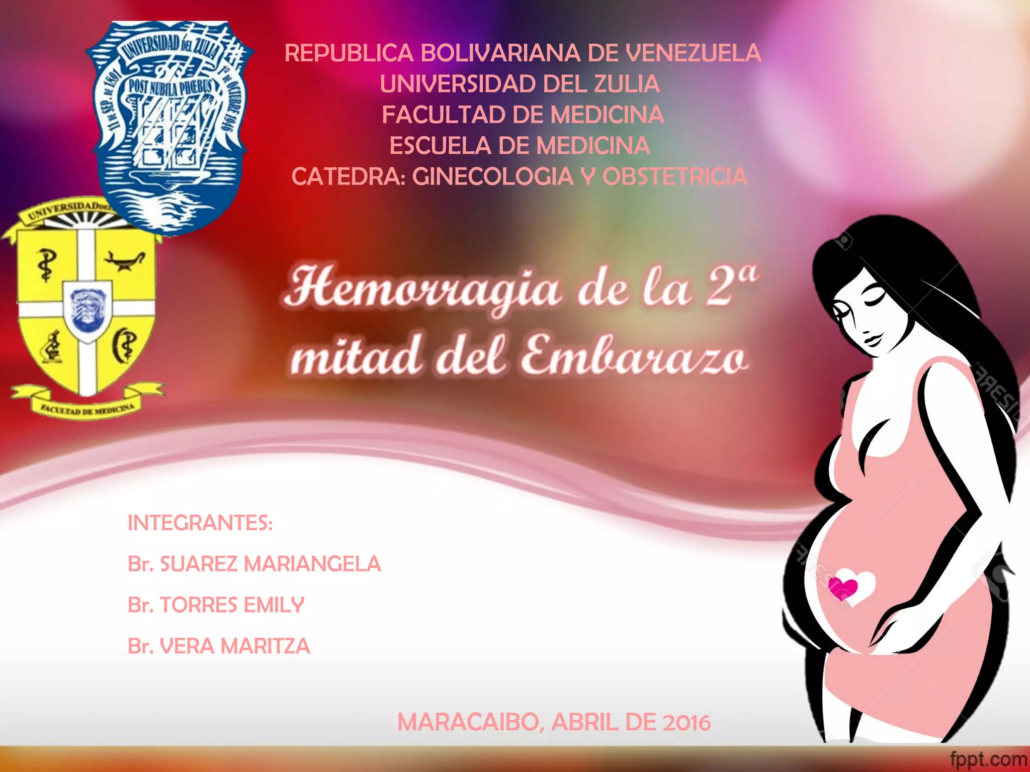 Hemorragia de la segunda mitad del embarazo | PPT