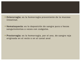 Hemorragia digestiva baja | PPTX