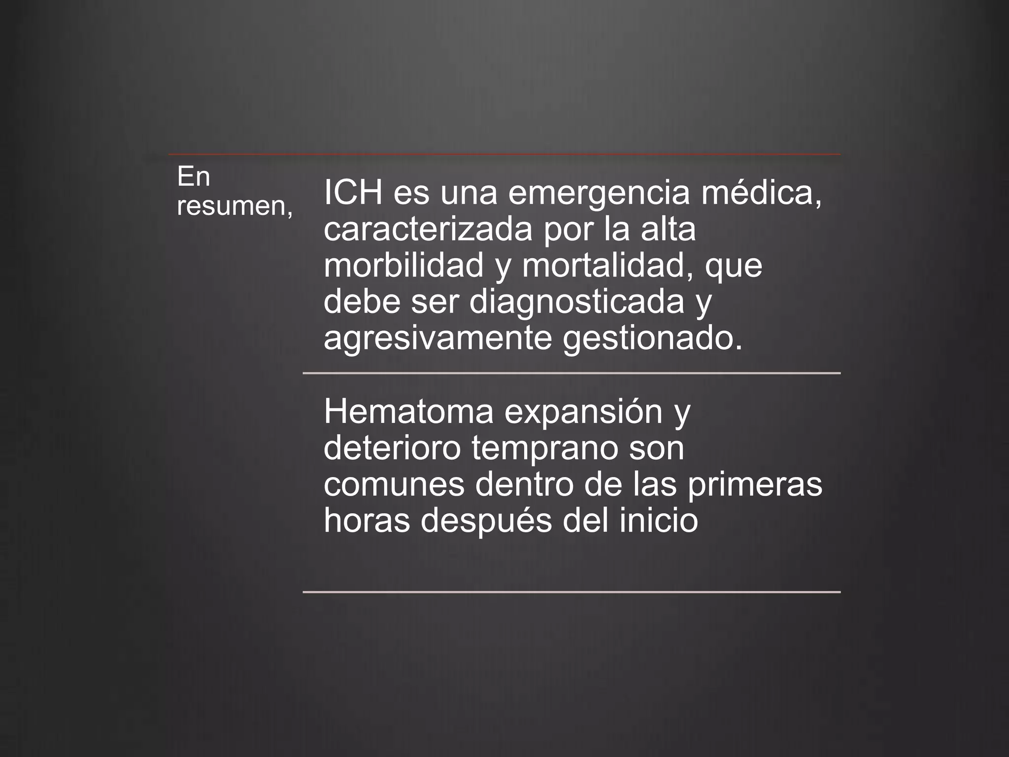 Hemorragia intracraneal espontanea no traumatica | PPTX