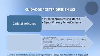 Hemorragia postparto - codigo rojo Abordaje y caracterizacion.pptx
