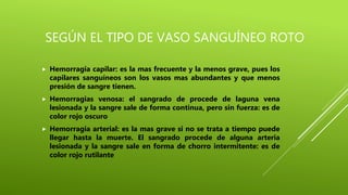 Hemorragias | PPTX