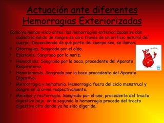 Hemorragias | PPTX