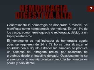 Hemorragia Vias Digestivas | PPTX