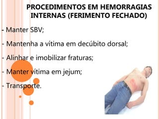 Hemorragias e ferimentos | PPTX