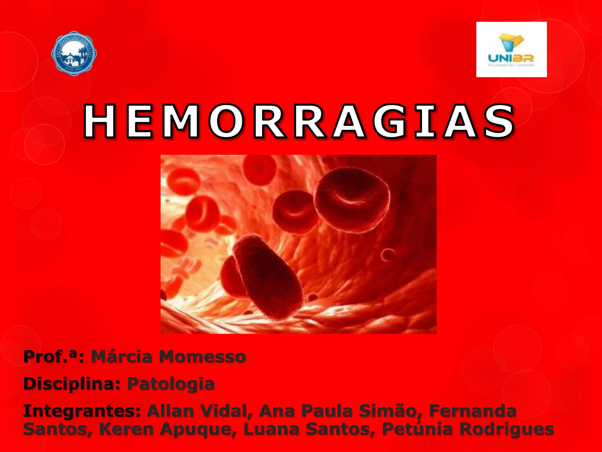 Tipos de hemorragia e primeiros socorros | PPT