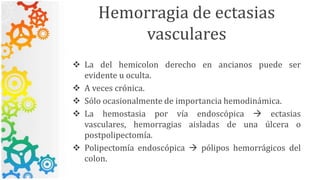 Hemorragia de vias digestivas bajas y altas | PPTX