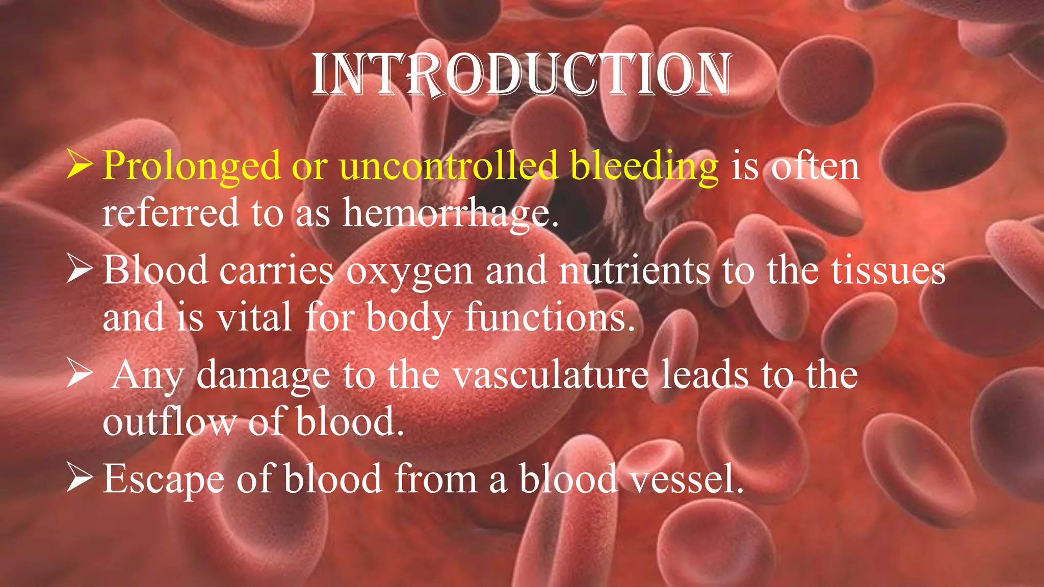 Hemorrhage and its Management | PDF