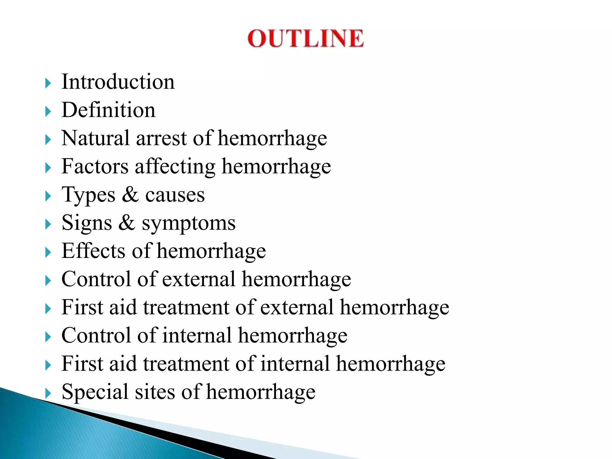 Hemorrhage | PPTX