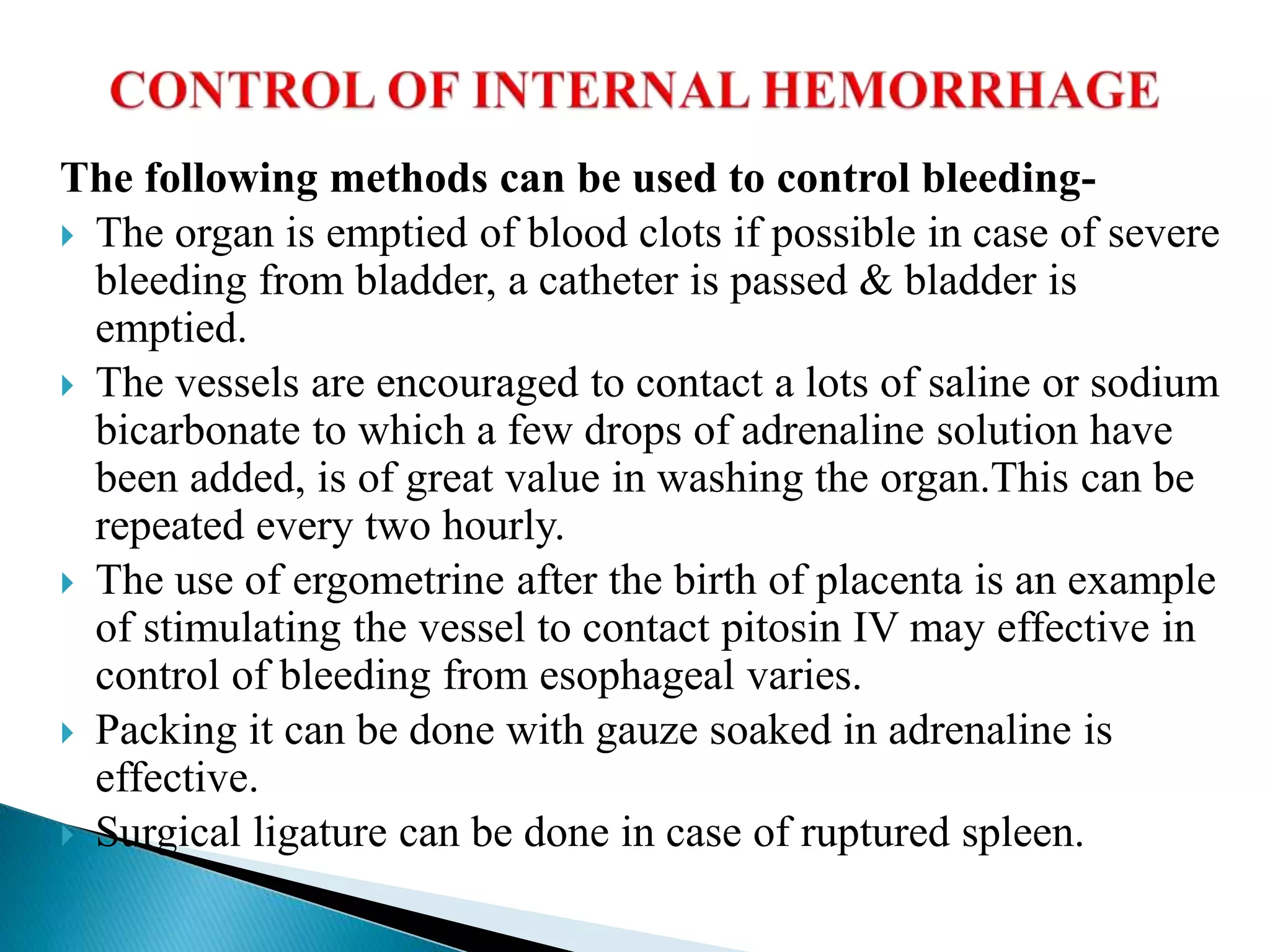 Hemorrhage | PPTX