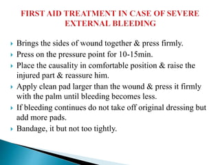 Bleeding First Aid Treatment