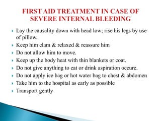 Internal Hemorrhage Treatment