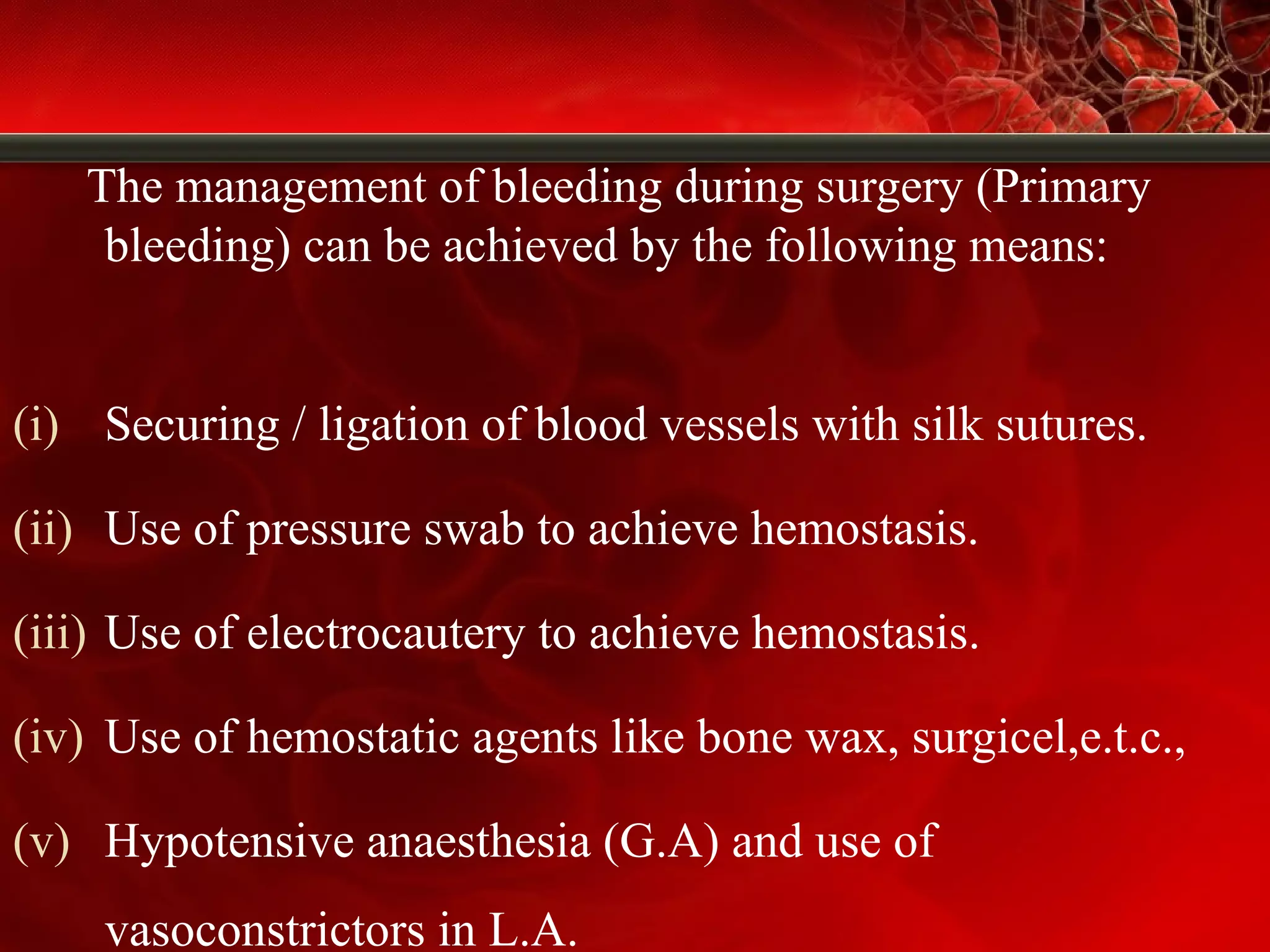 Hemorrhage | PPT