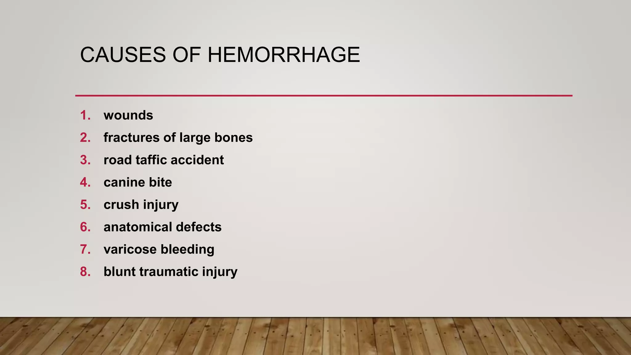 Hemorrhage(aliza bibi) | PPTX