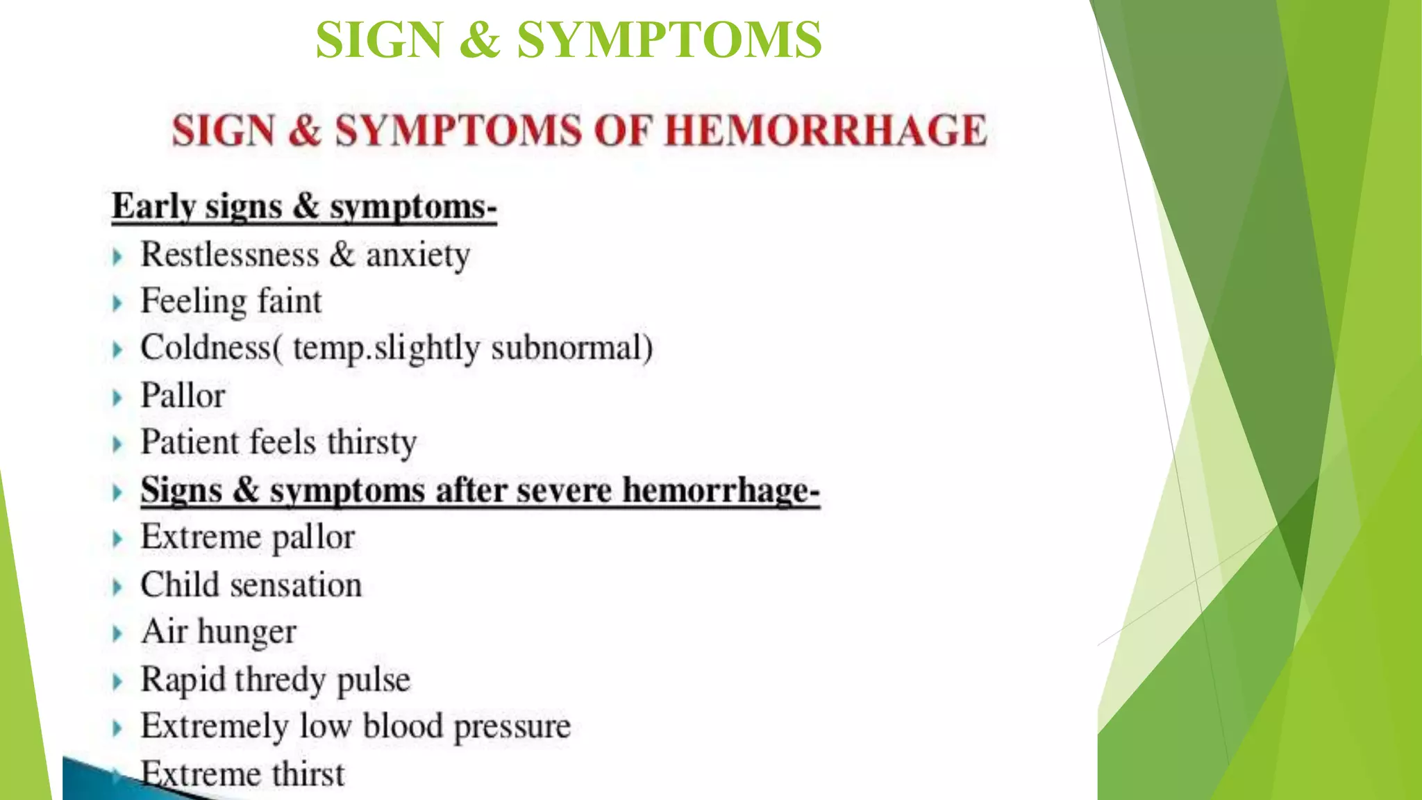 Hemorrhage and shock | PPTX