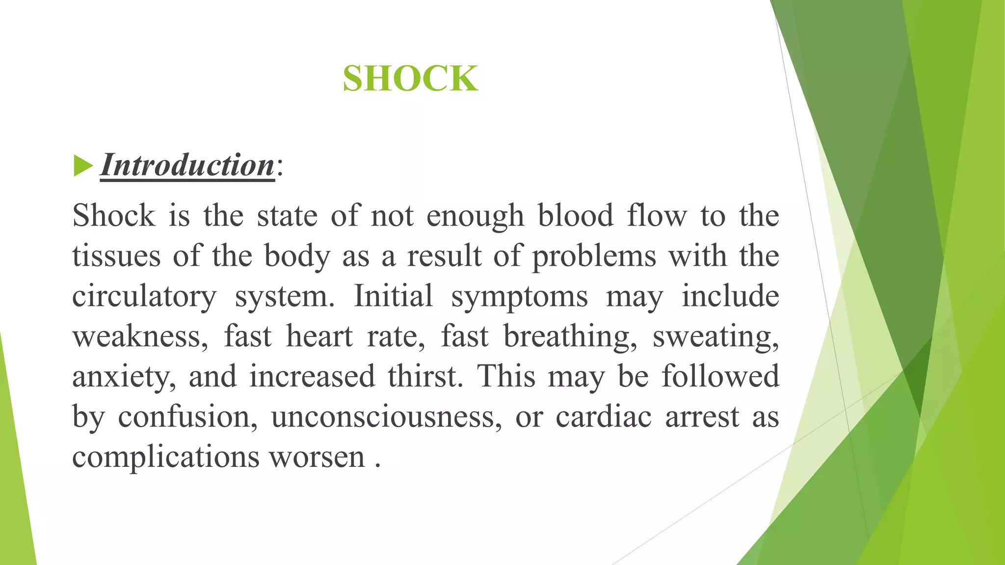 Hemorrhage and shock | PPTX