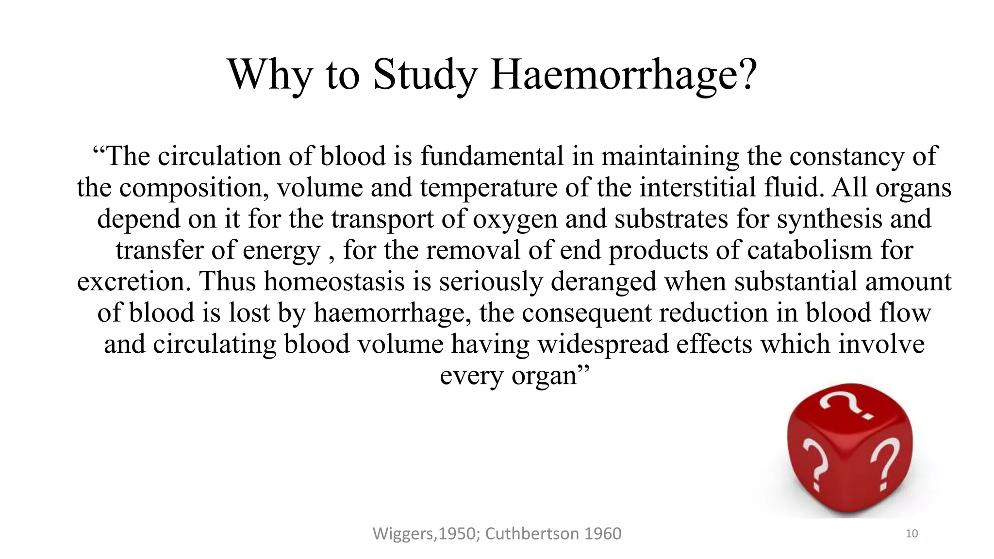 Hemorrhage and shock | PPTX | Blood Disorders | Diseases and Conditions