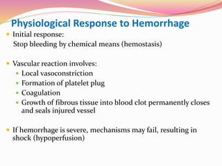 Hemorrhage and shock | PPT
