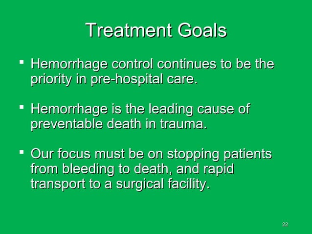 Hemorrhage control | PPT | Blood Disorders | Diseases and Conditions