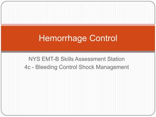 Hemorrhage control | PPT