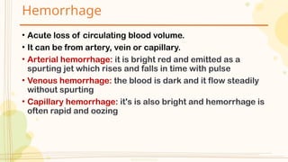 Hemorrhage, shock and Blood transfusion -1.pptx