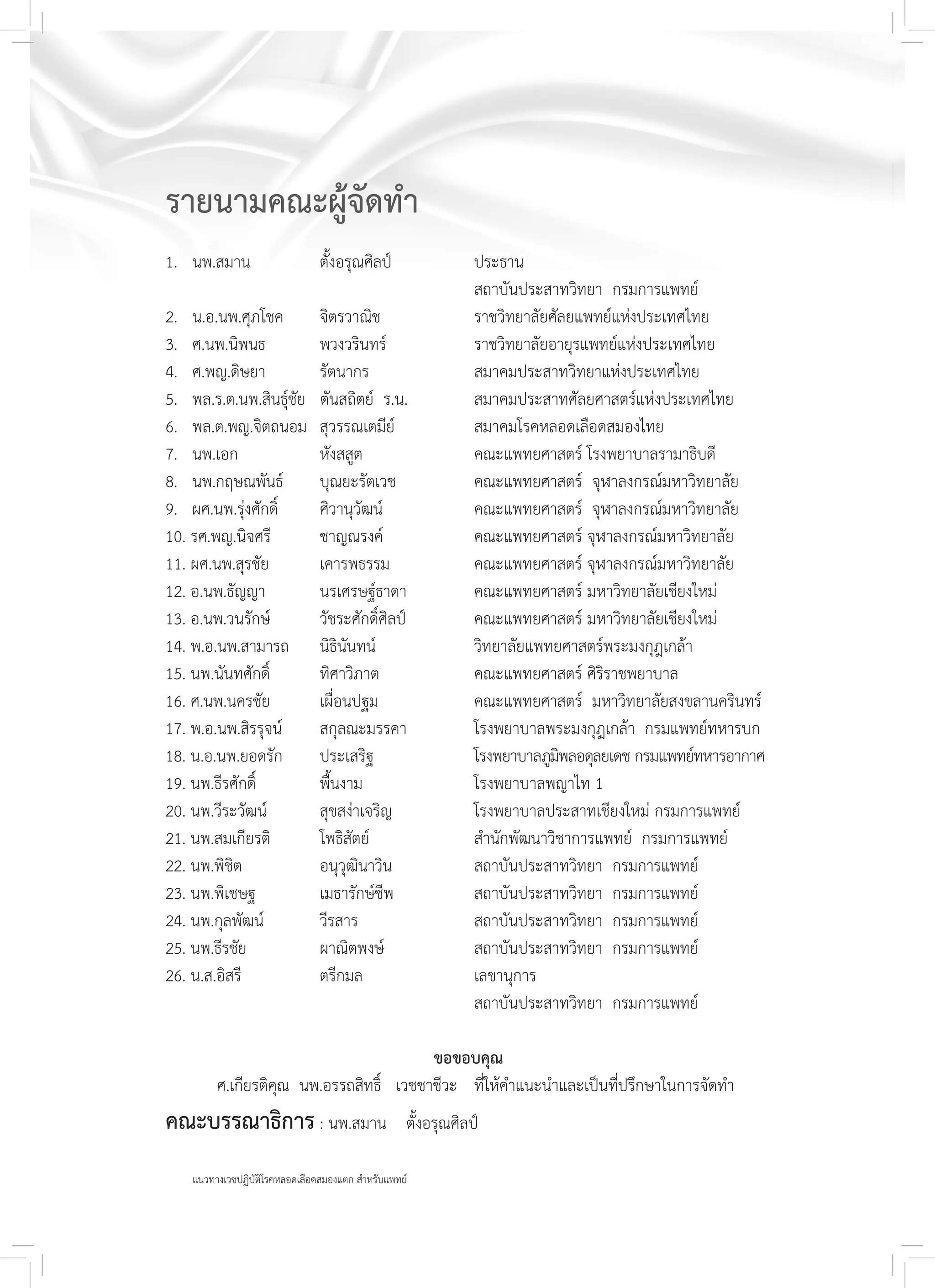 CPG Thai hemorrhagic stroke 2551 | PDF