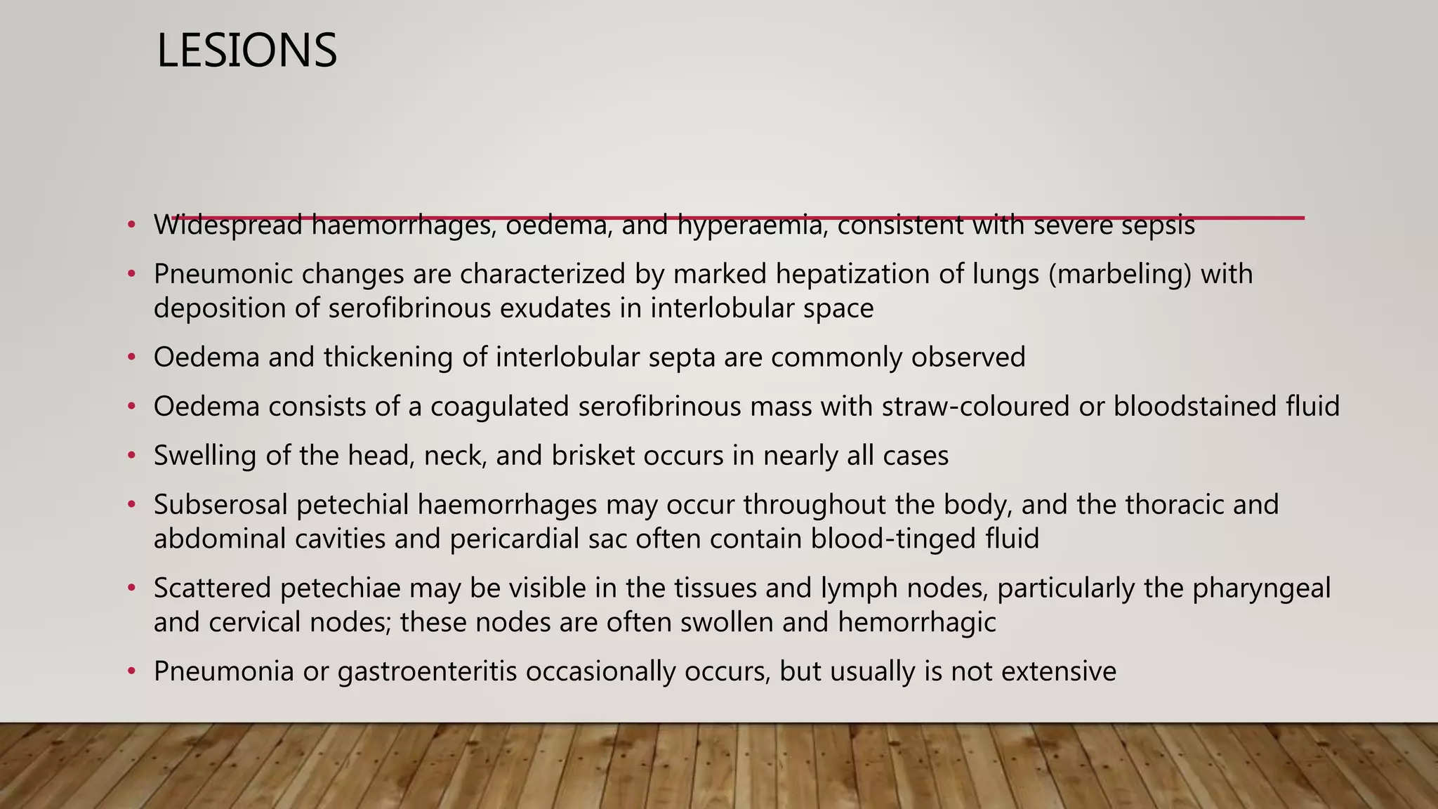 Hemorrhagic septicaemia | PPTX