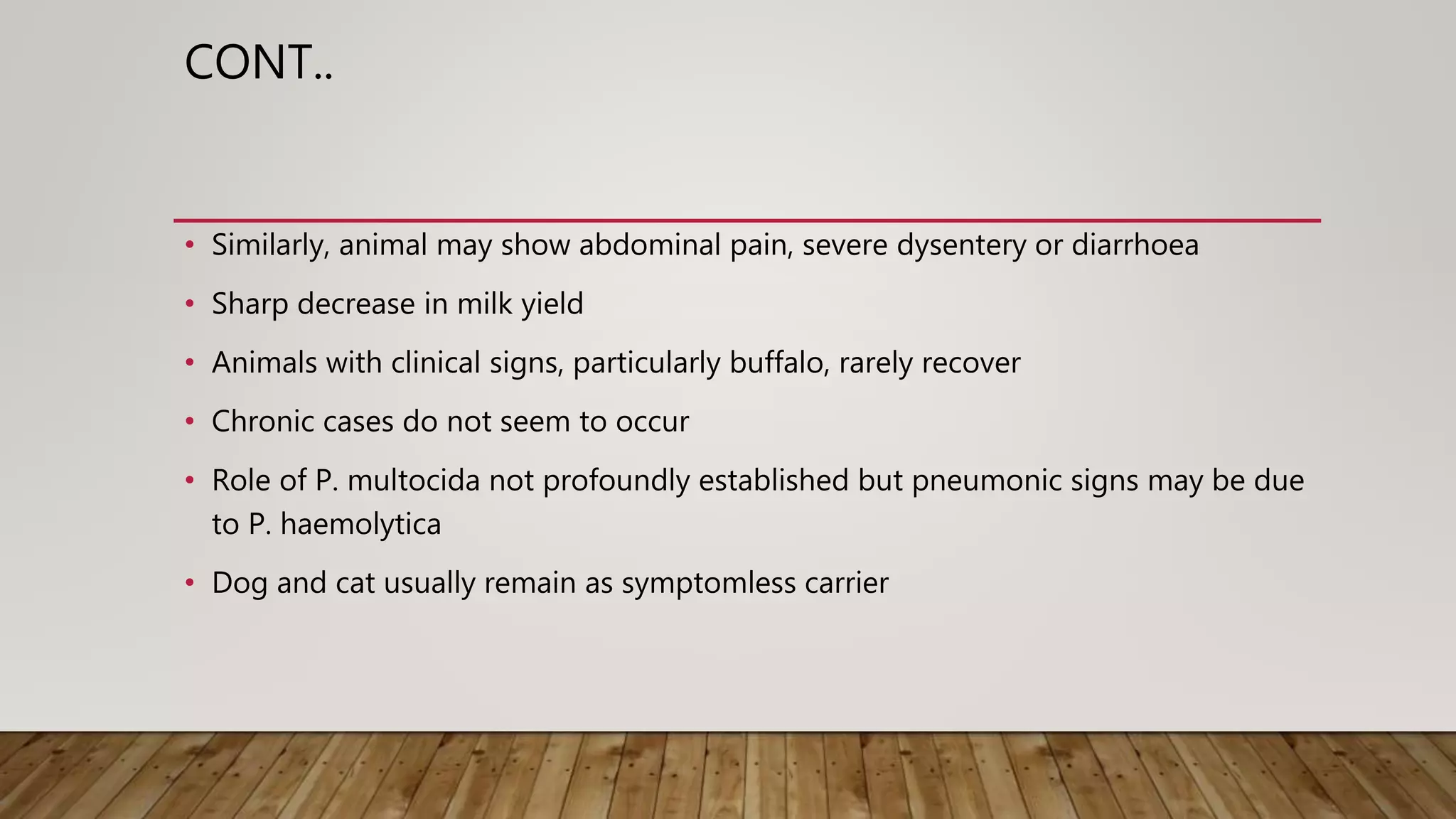 Hemorrhagic septicaemia | PPTX