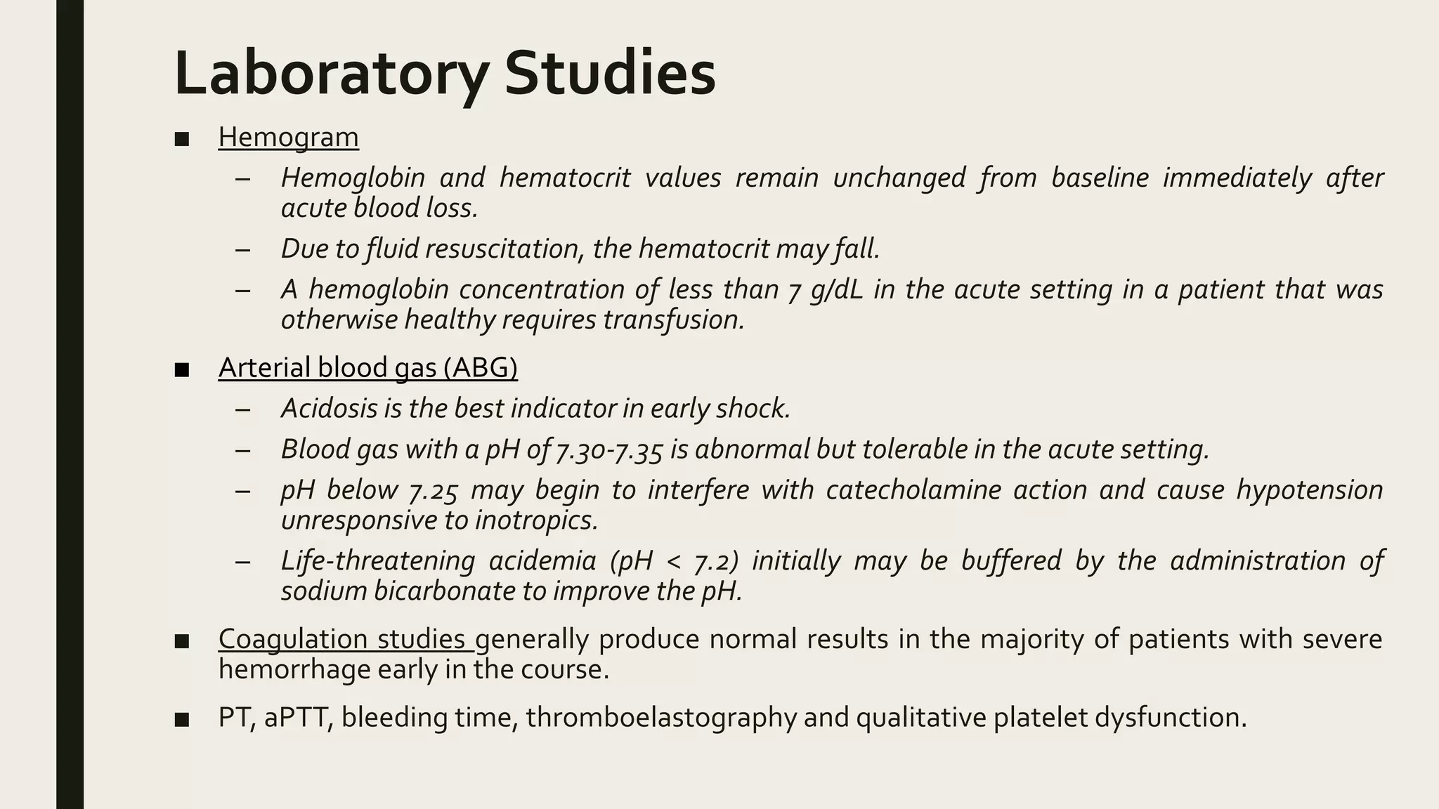 Hemorrhagic shock | PPTX