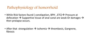 Hemorrhoid | PPTX