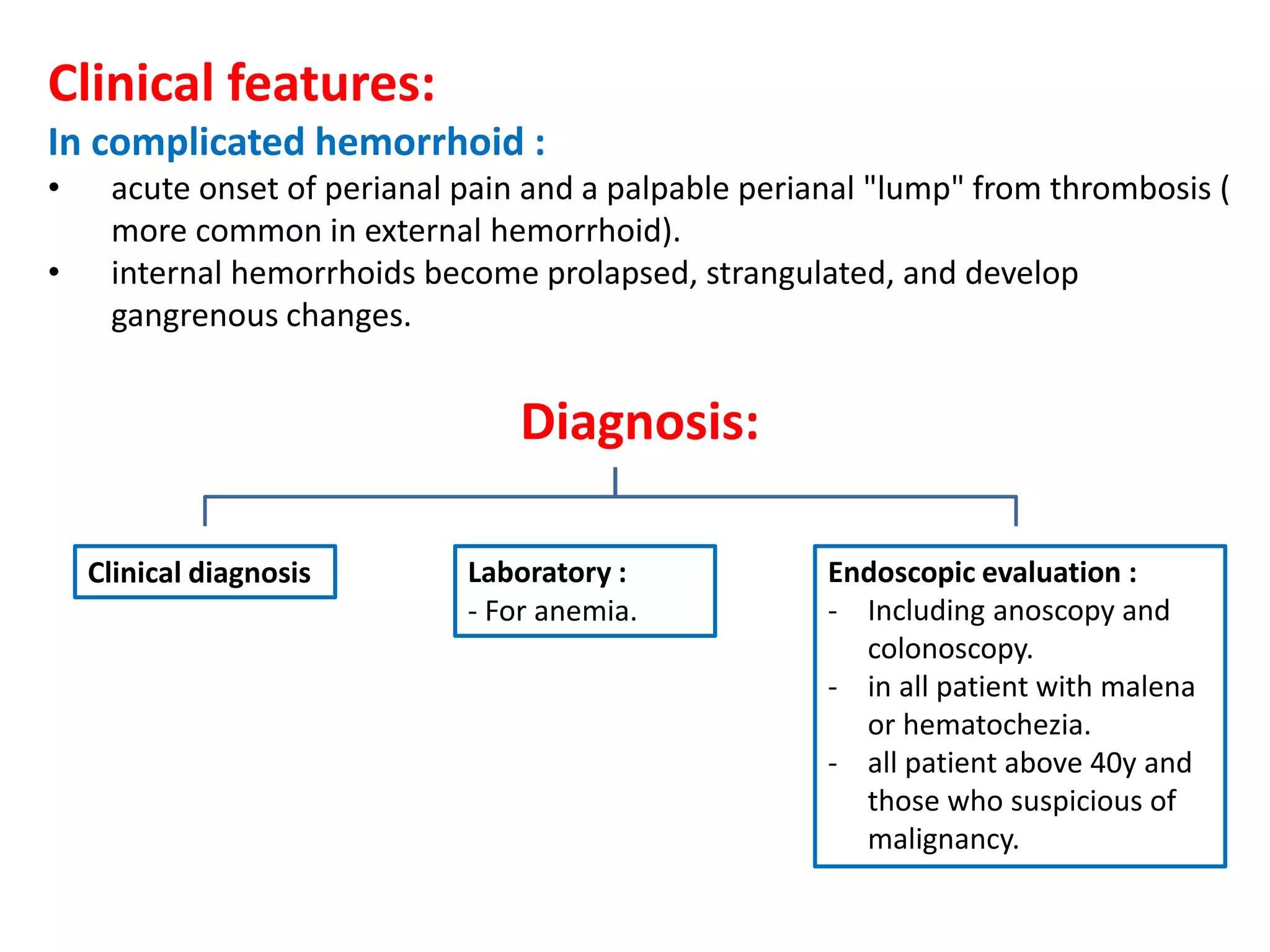 Hemorrhoid | PPTX