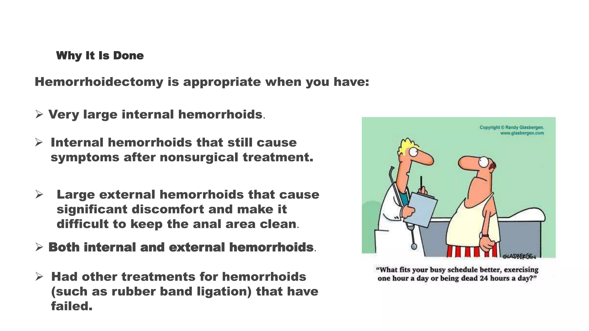 Hemorrhoidectomy for hemorrhoids | PPTX