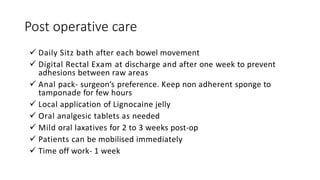 Hemorrhoidectomy surgical procedure RAF.pptx