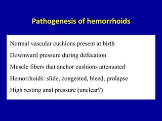 Hemorrhoides | PPTX