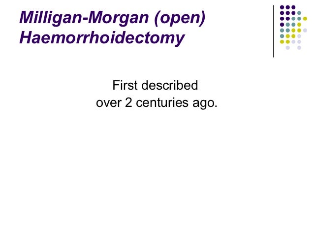 Hämorrhoiden-Op Milligan Morgan – OPHL
