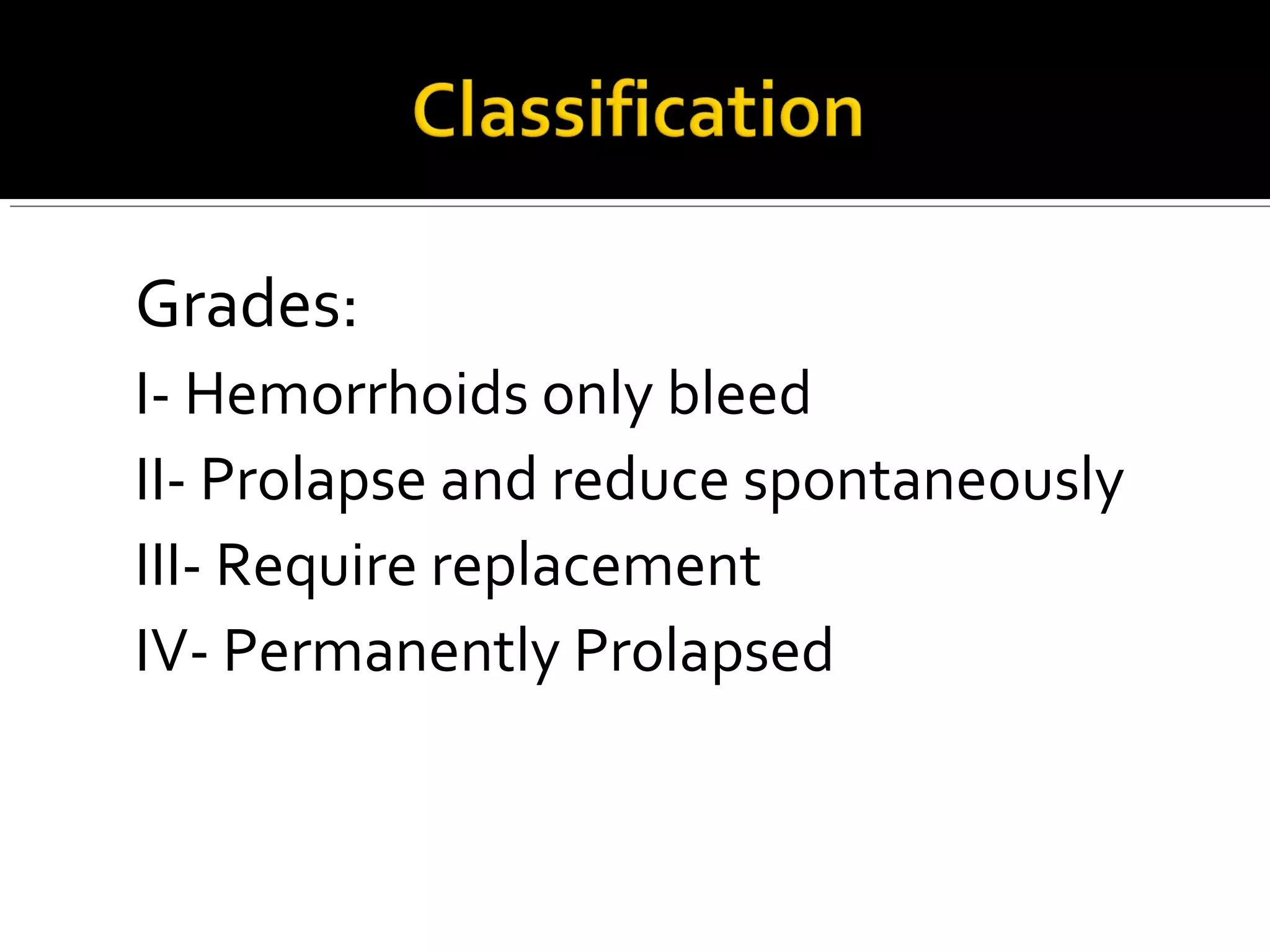 Hemorrhoids | PPT