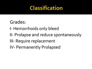 Hemorrhoids | PPT