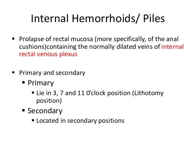 Hemorrhoids