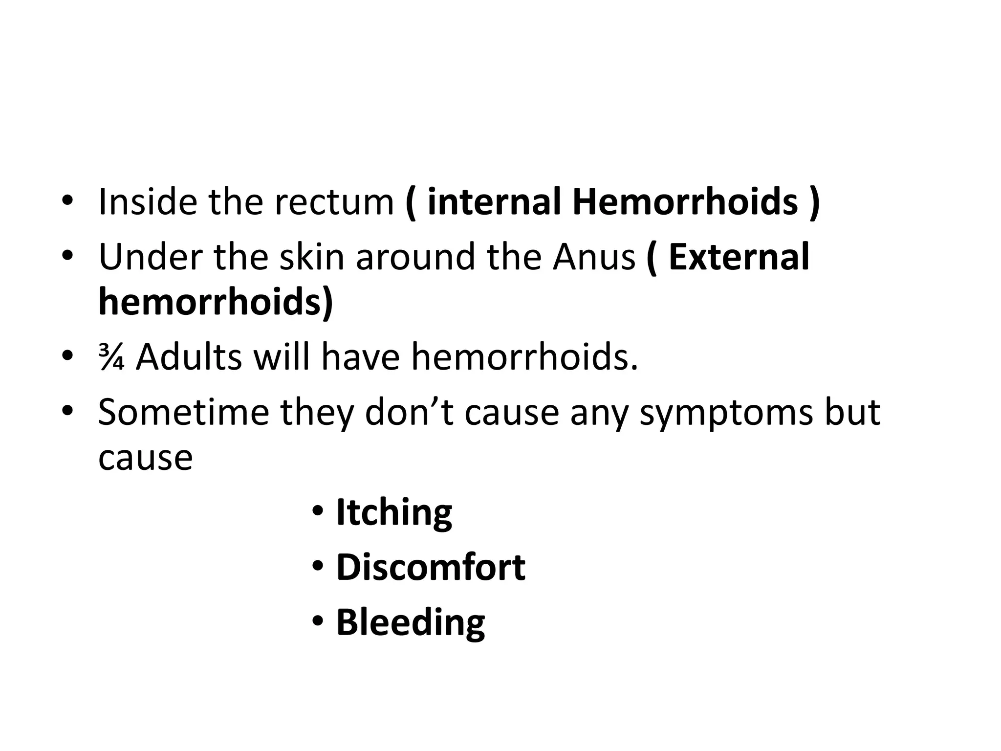 Hemorrhoids | PPTX