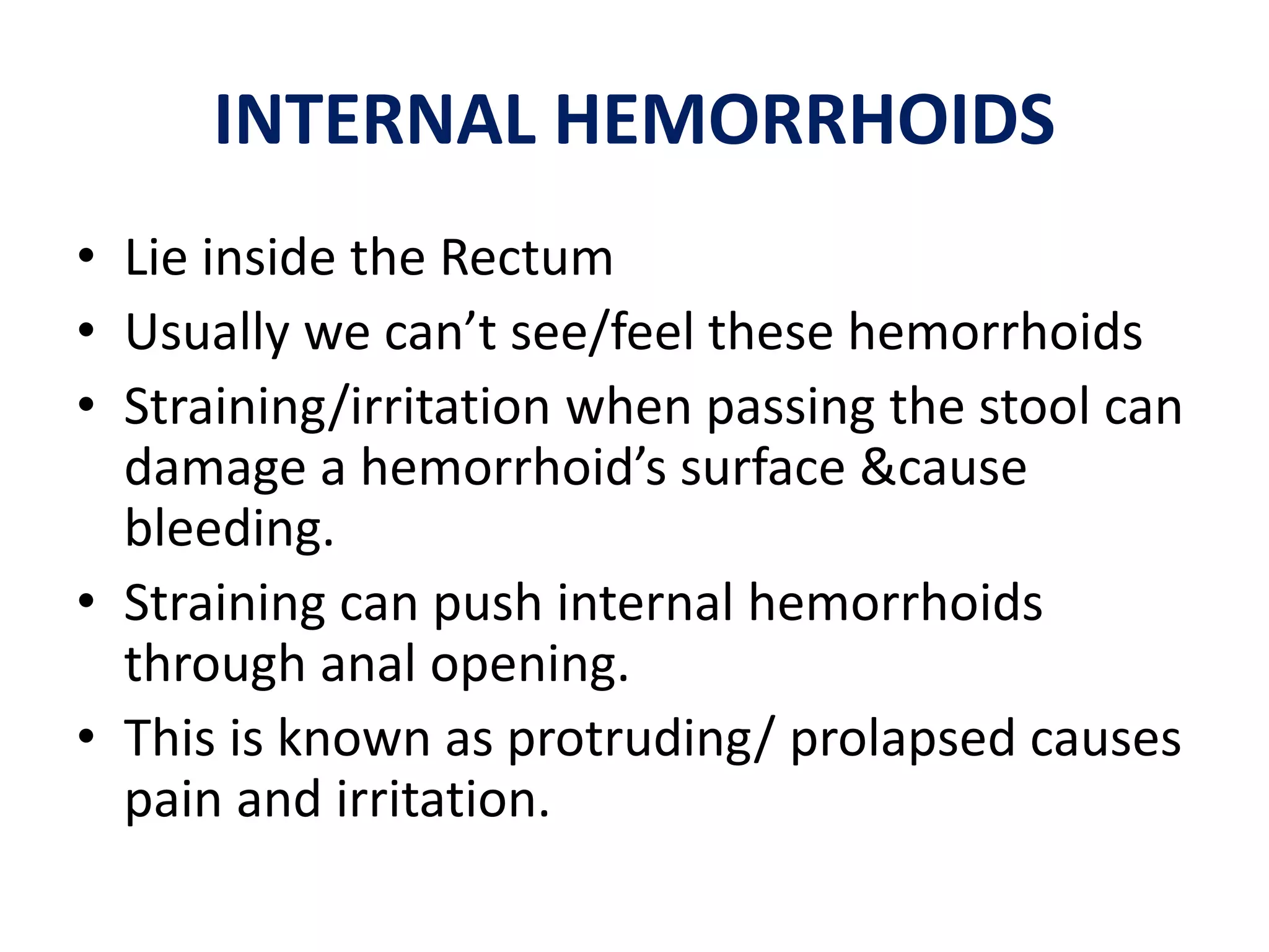 Hemorrhoids | PPTX