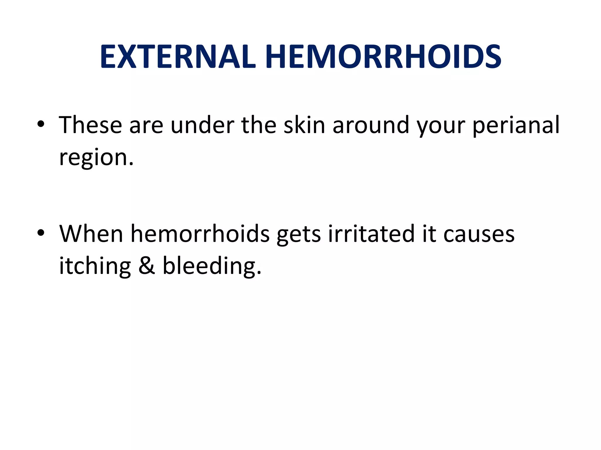 Hemorrhoids | PPTX