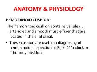 Hemorrhoids | PPTX