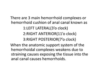 Hemorrhoids | PPTX