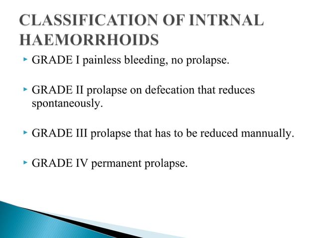 Hemorrhoids | PPT