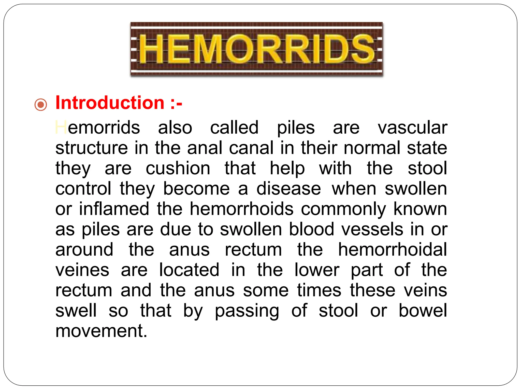 hemorrhoids Gi disorders-200819073837.pptx