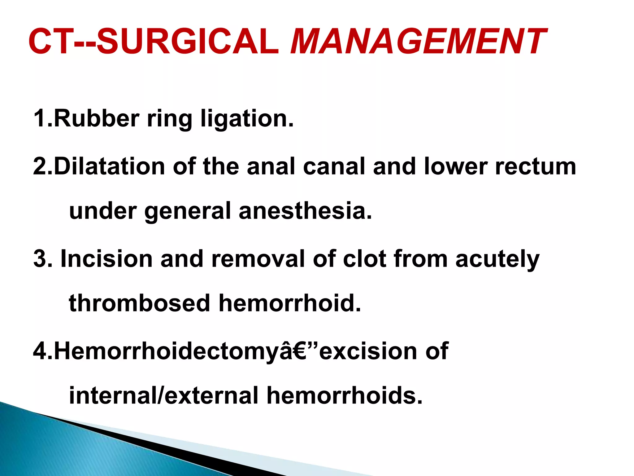 Hemorrhoids Pptx