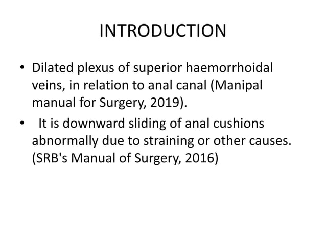 Hemorrhoids Pptx