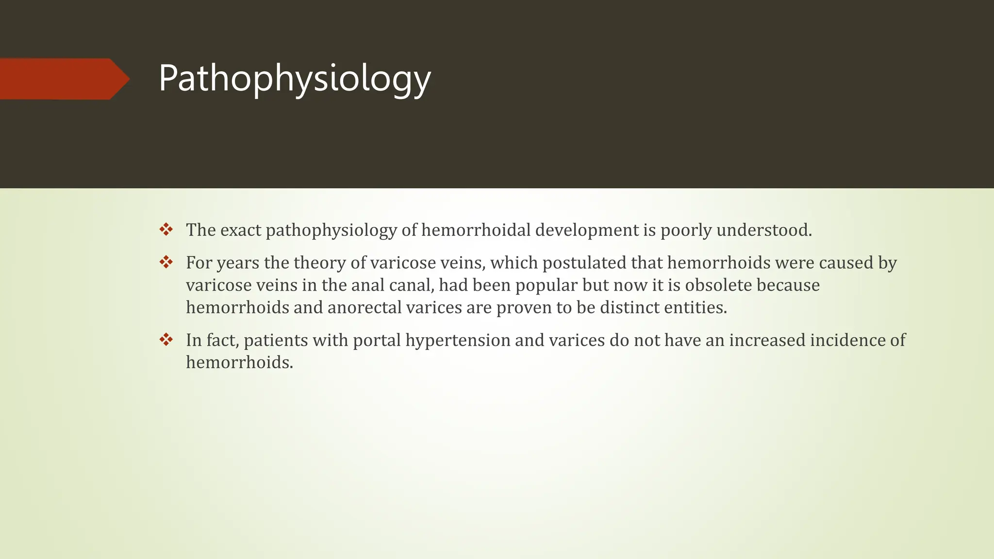 Hemorrhoids , A brief look into the topic for Medical Students | PPTX