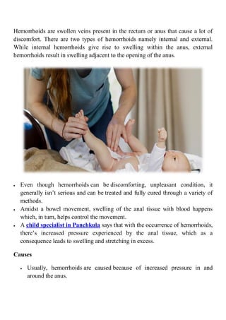 Hemorrhoids in babies symptoms and causes | PDF